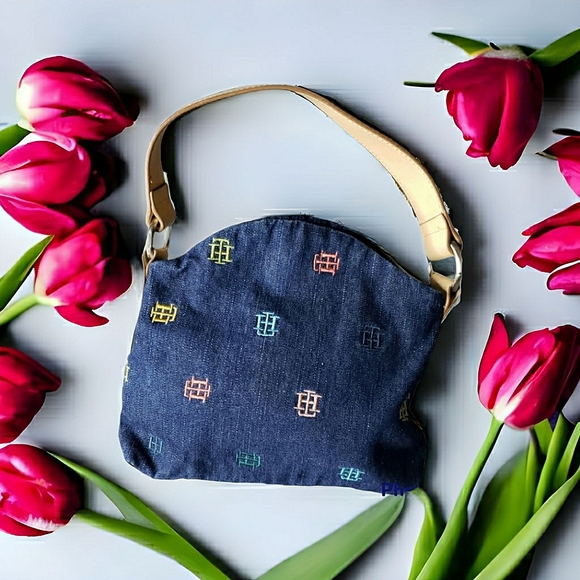 Tommy Hilfiger | Bags | Tommy Hilfiger Logo Denim Mini Bag | Poshmark
